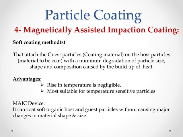 Particle Coating (Pharmaceutics) | PPTX
