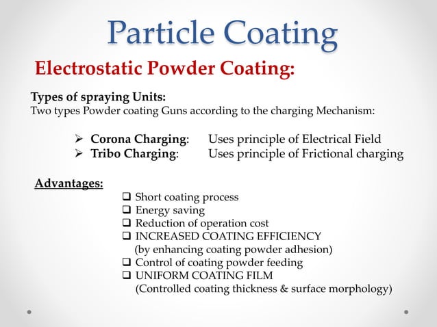 Particle Coating (Pharmaceutics) | PPTX