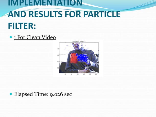 Particle Filter And Cam Shift Approach For Motion Detection Ppt