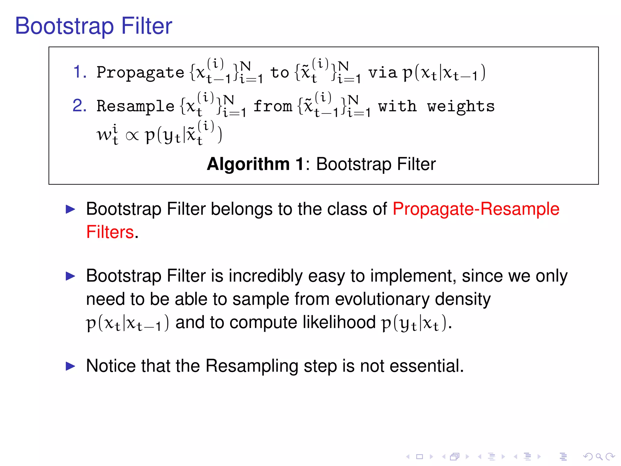 Particle filtering | PDF