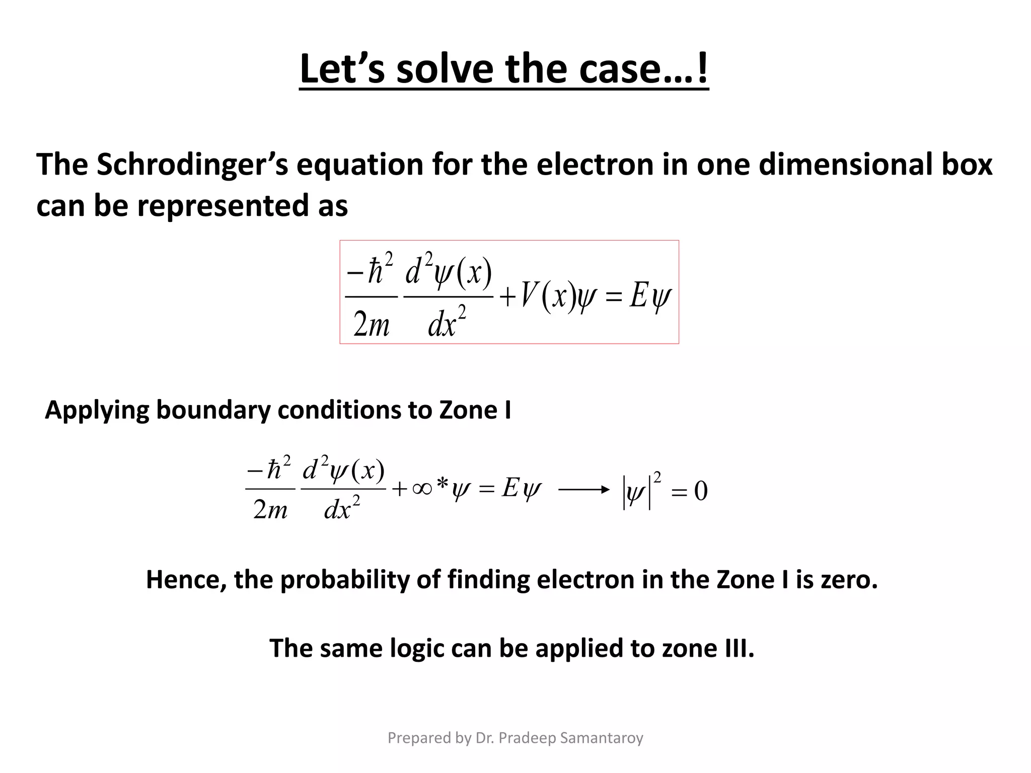 Particle in 1 D box | PDF