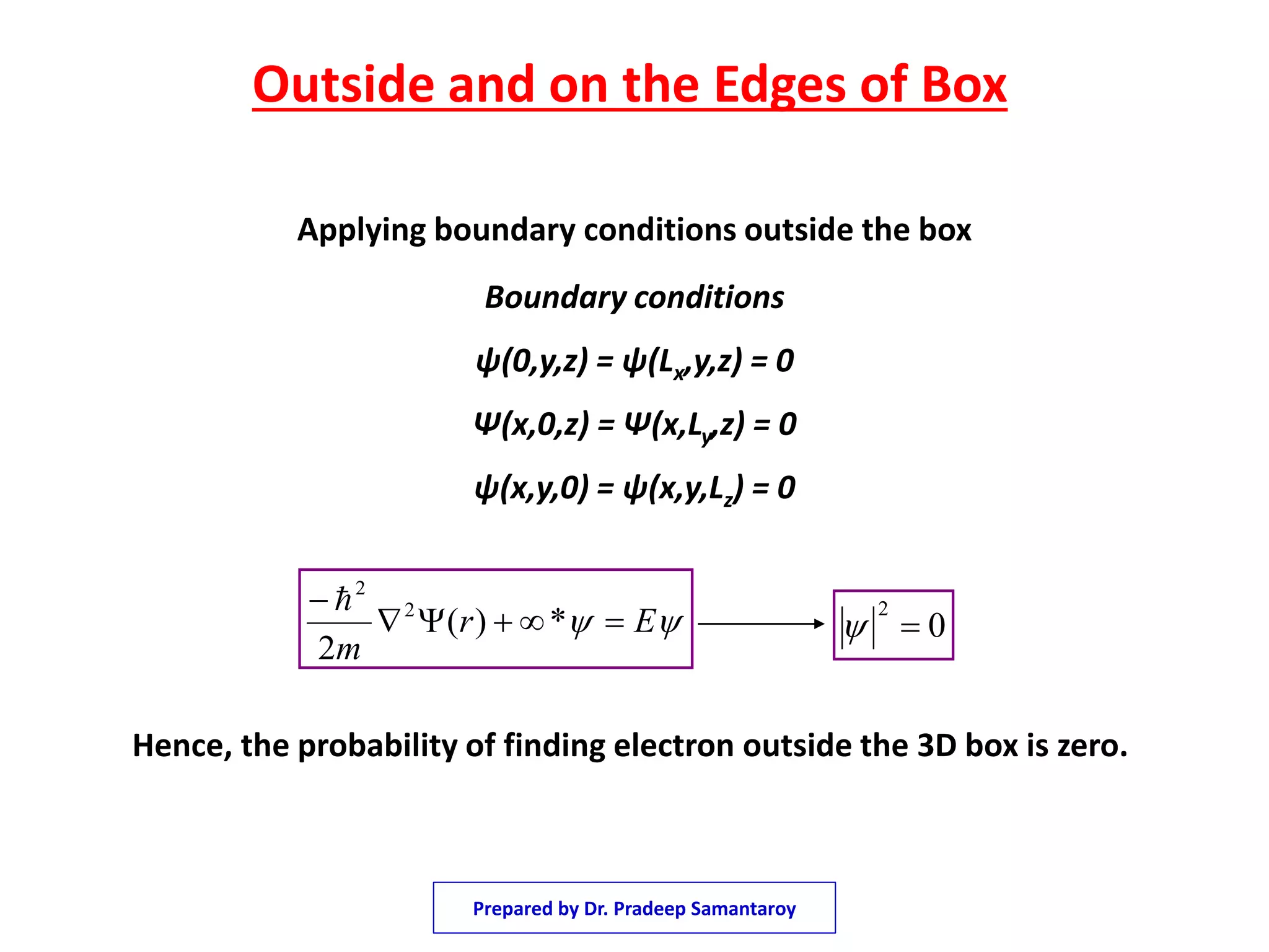 Particle in 3D box | PDF