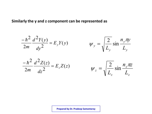 Particle in 3D box | PDF