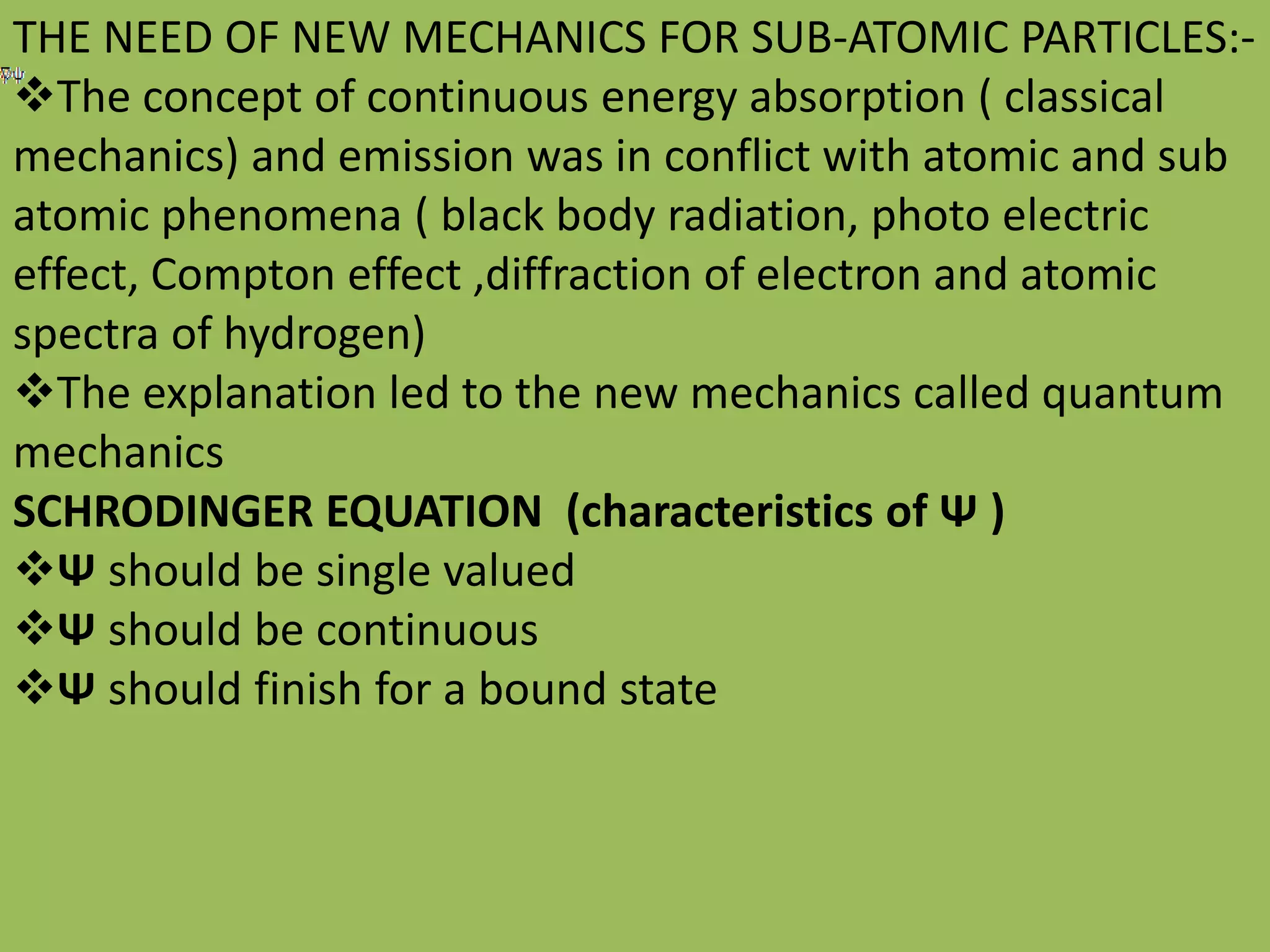 Particle in a box- Application of Schrodinger wave equation | PPTX