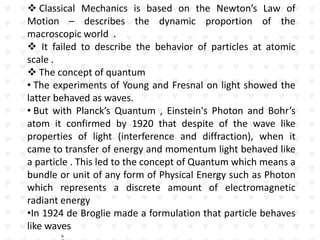 Particle in a box- Application of Schrodinger wave equation | PPTX