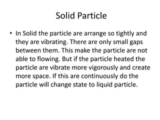 Particle model | PPTX