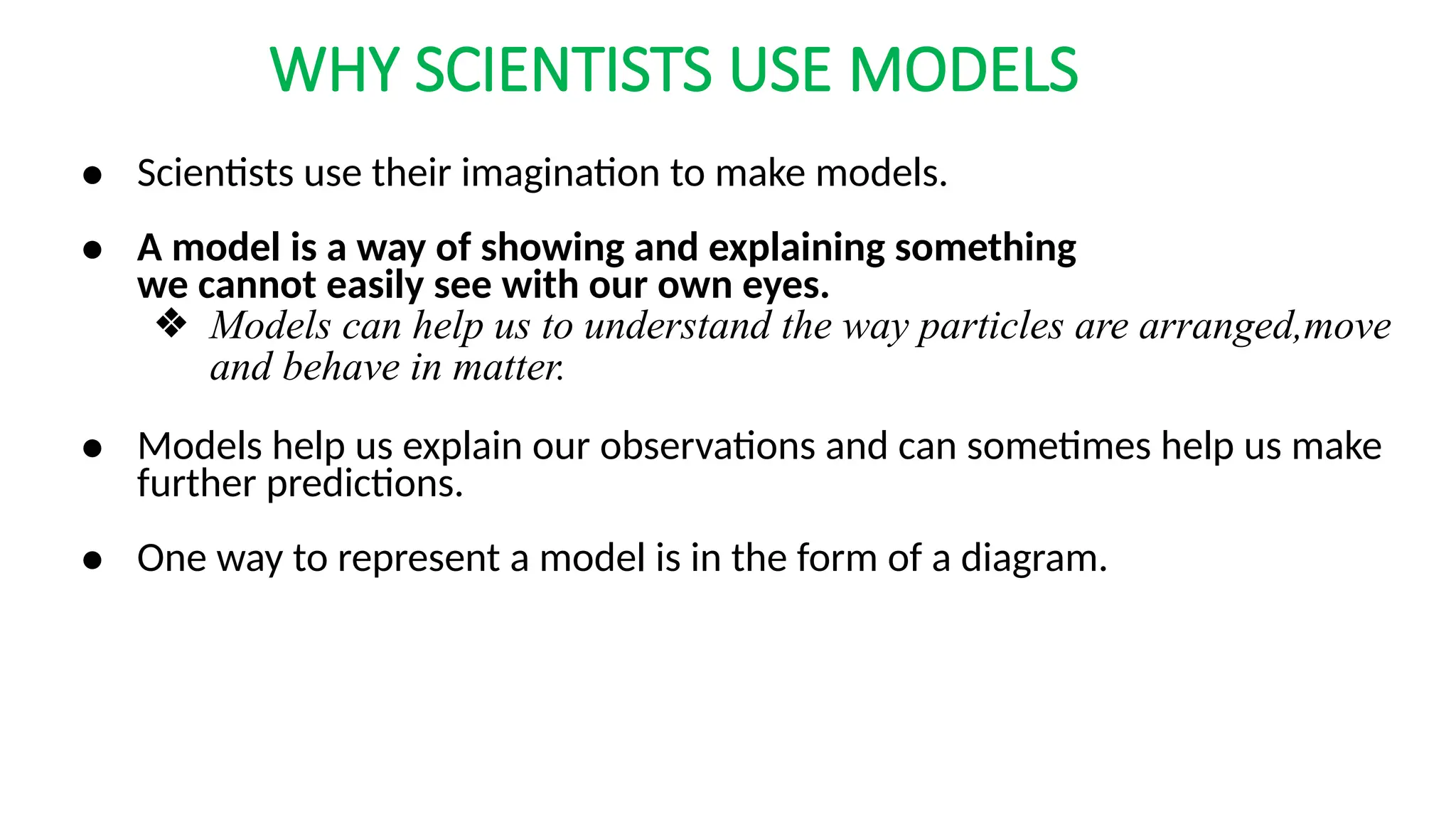 Particle Model in Science 3, First quarter | PPT