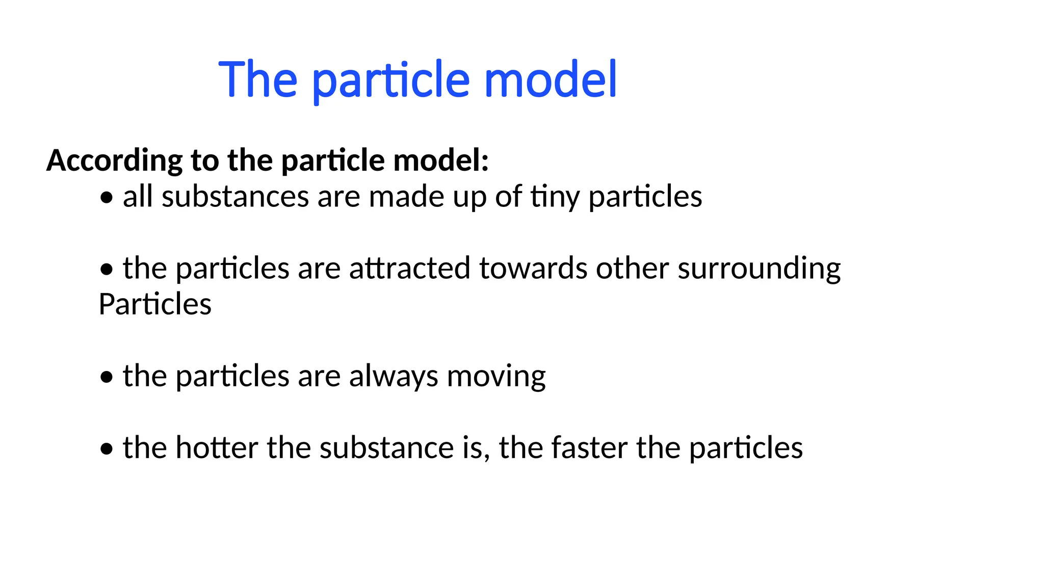 Particle Model in Science 3, First quarter | PPT