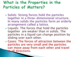 Particle model newest | PPTX