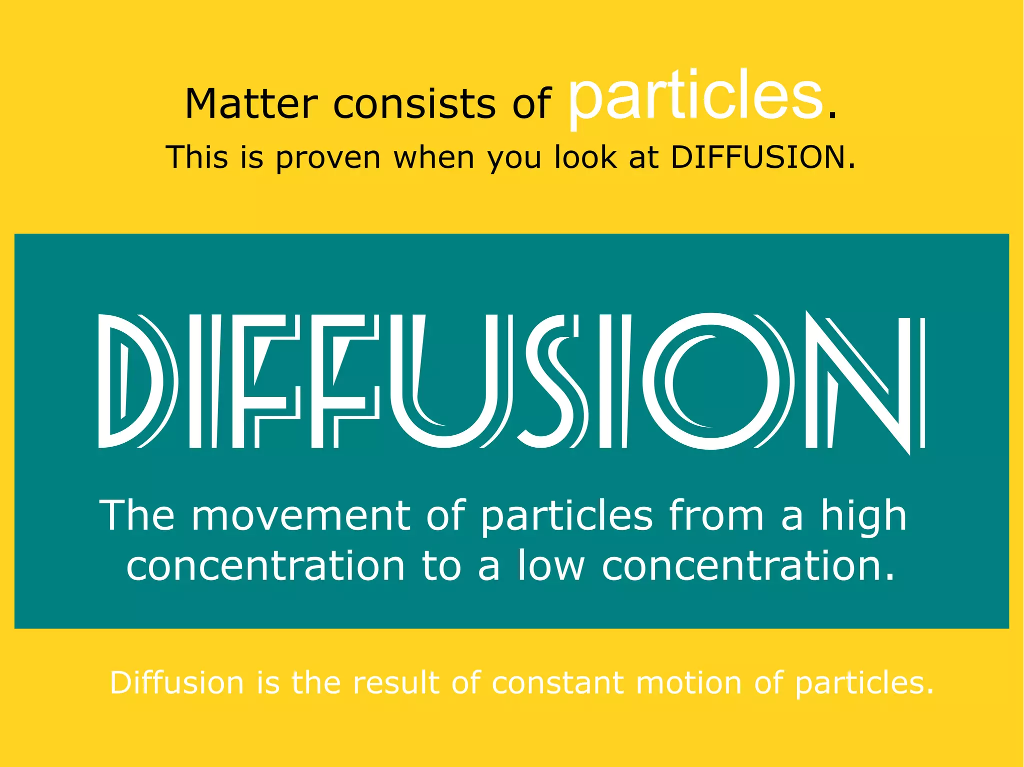 Particle model of matter a quick summary | ODP