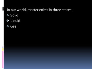 Particle model presentation | PPTX
