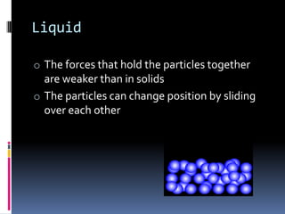 Particle model presentation | PPTX