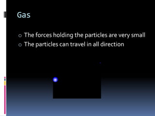 Particle model presentation | PPTX