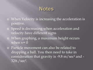 Particle movement | PPTX