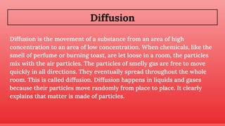 Particle of matter (for o'level/GCSE) | PDF