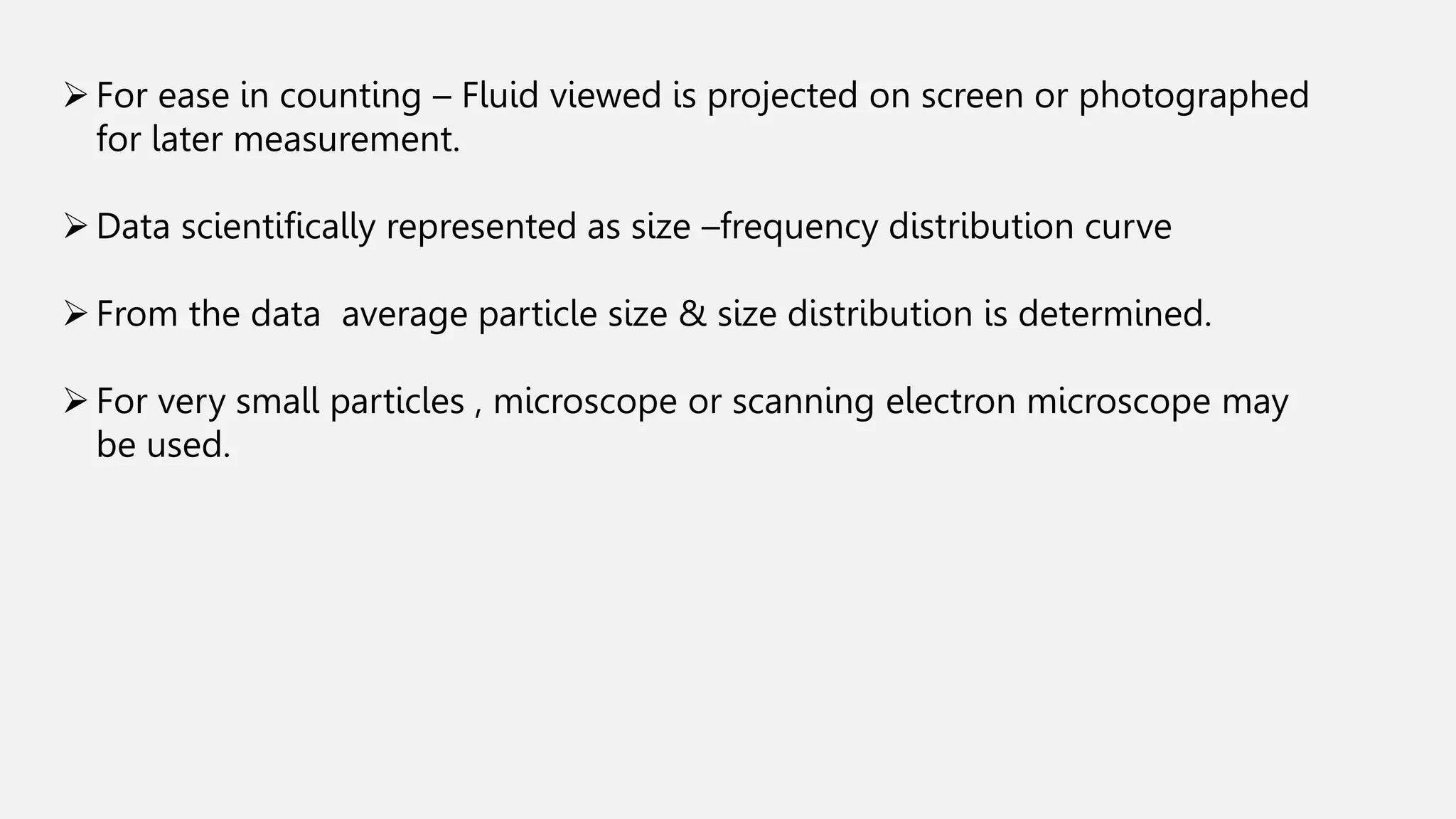particle size analysis with various methods | PPTX