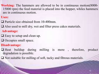 PARTICLE SIZE REDUCTION TECHNIQUES | PPTX