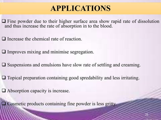 Particle Size Reduction Techniques Ppt