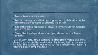Particle reinforced composites | PPTX