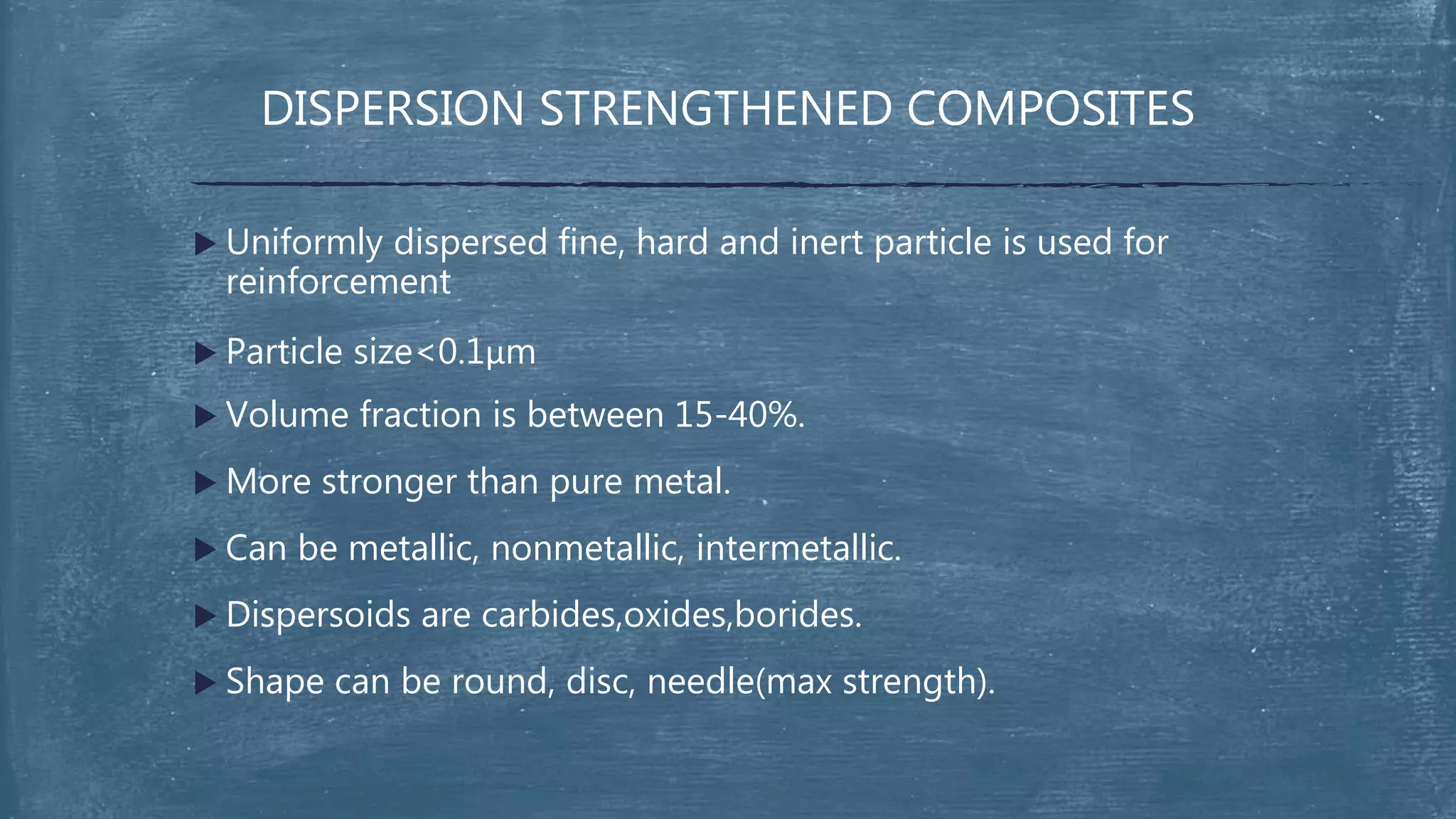 Particle reinforced composites | PPT Particle reinforced composites | PPT