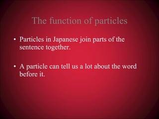 Particles Explanation | PPT