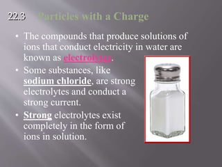 Particles in solution | PPTX