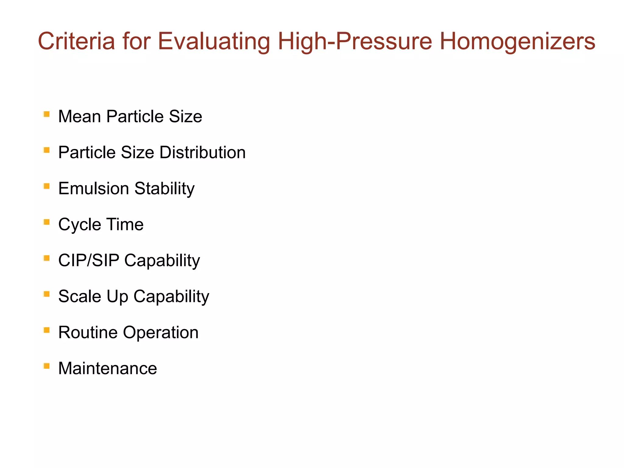 Particle Size Analysis For Homogenization Process Development Ppt