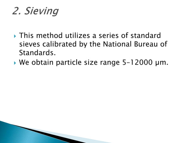 Particle Size Determination Pptx Chemistry Science