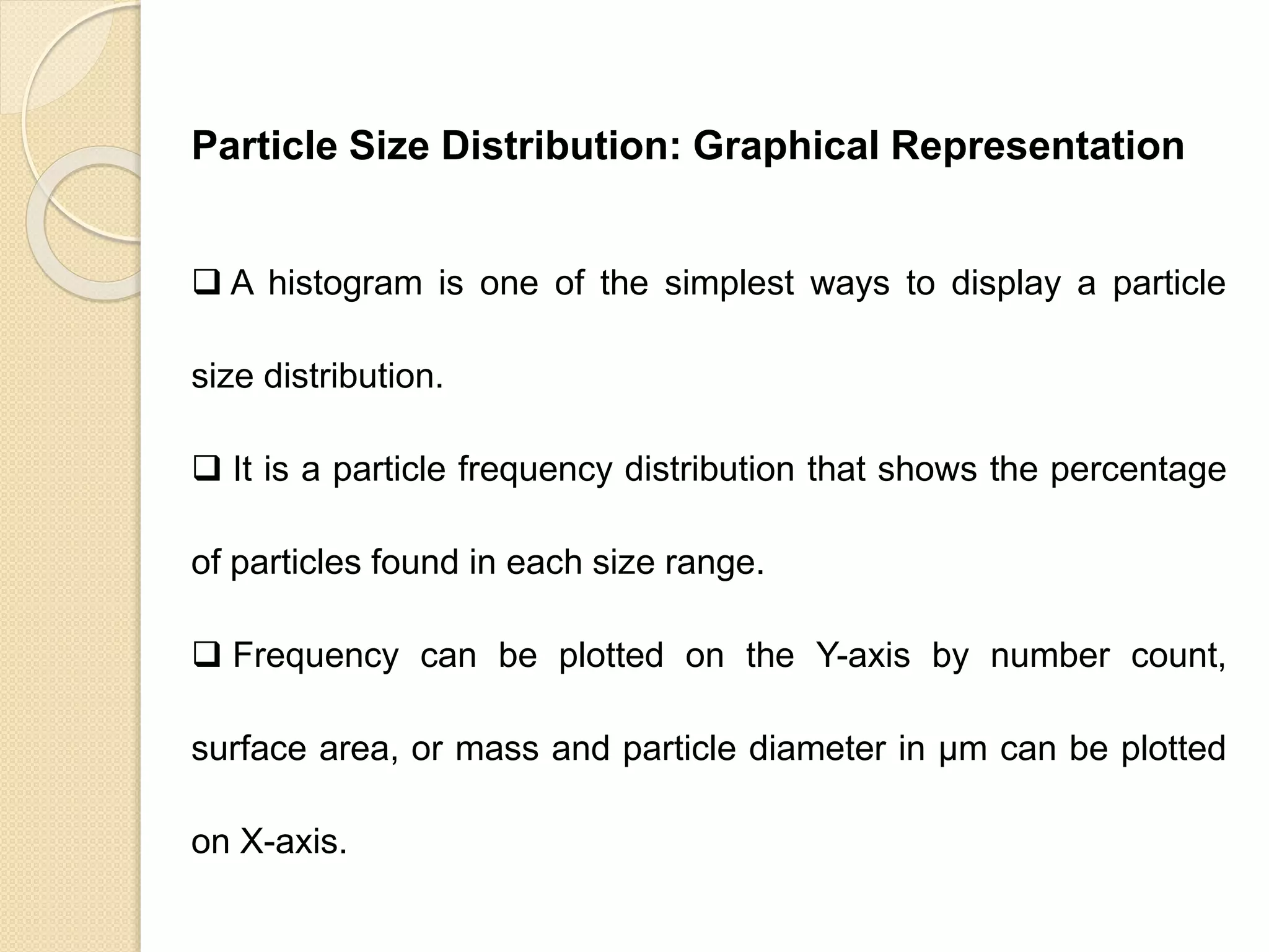Particle size distribution | PPTX