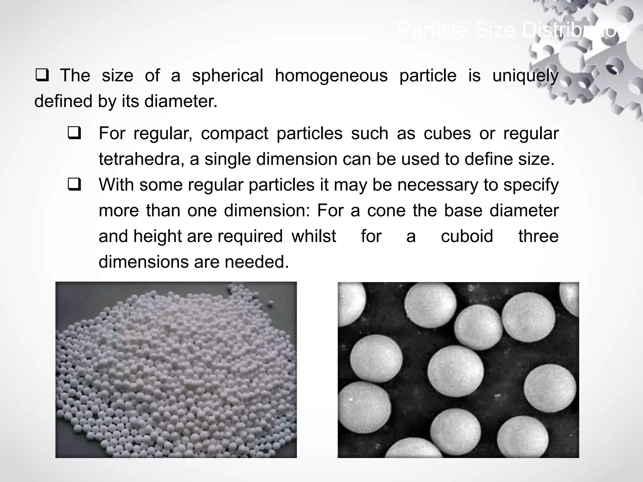 Particle size distribution | PPT