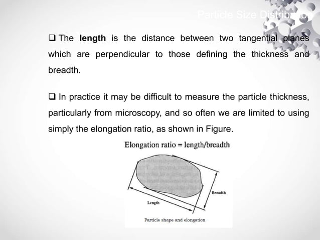 Particle size distribution | PPT