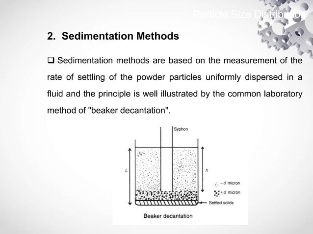 Particle size distribution | PPT