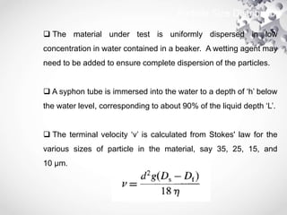 Particle size distribution | PPT