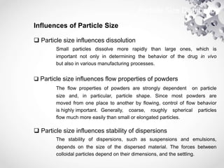 Particle size distribution | PPT