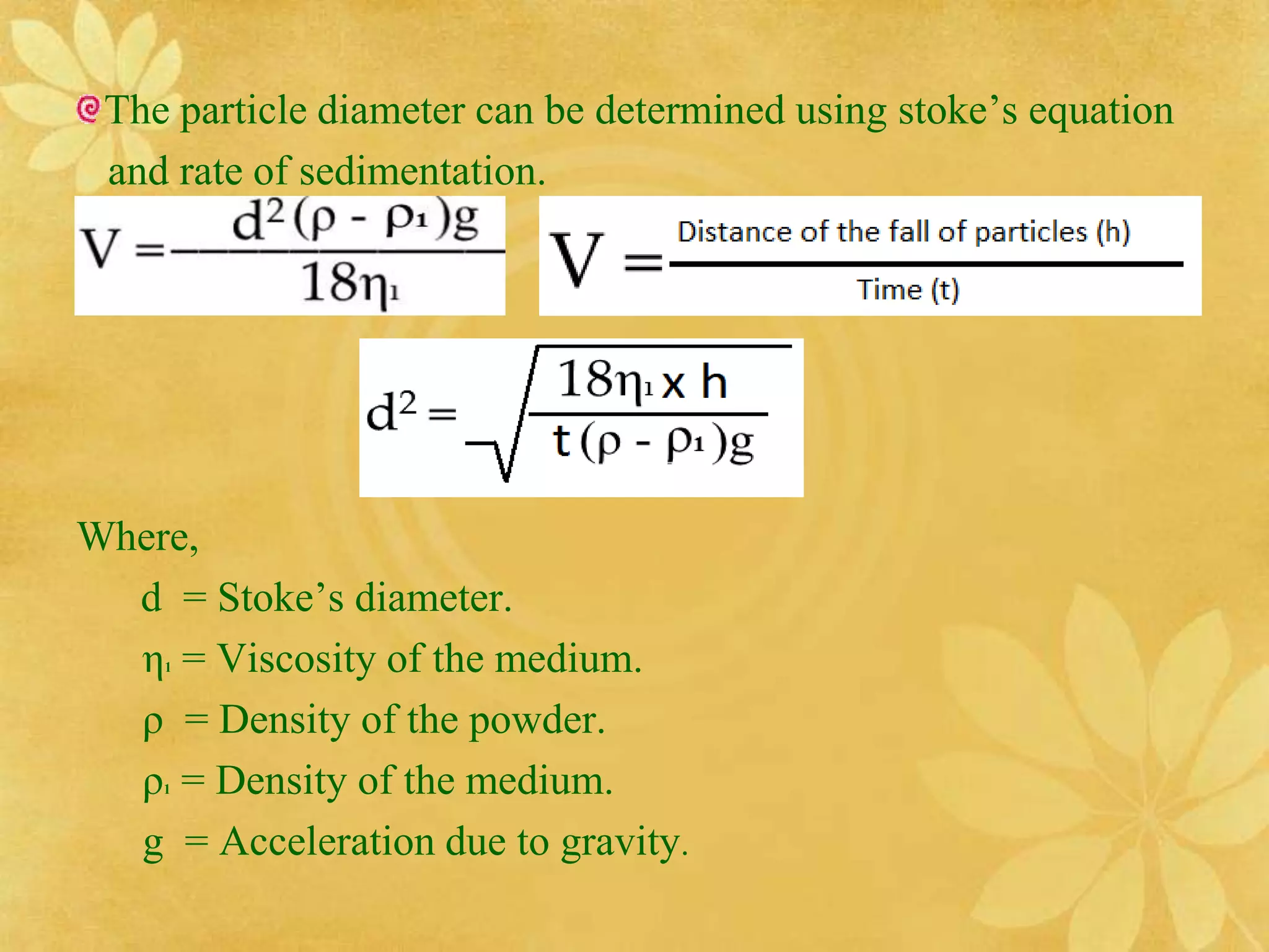 Particle size distribution and its methods | PPTX