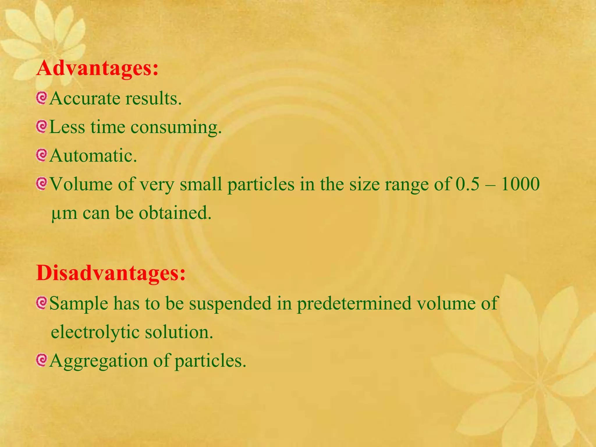 Particle size distribution and its methods | PPTX