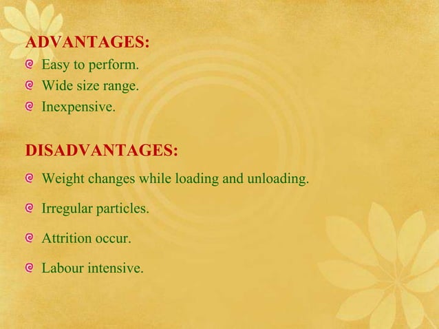 Particle size distribution and its methods | PPTX | Chemistry | Science