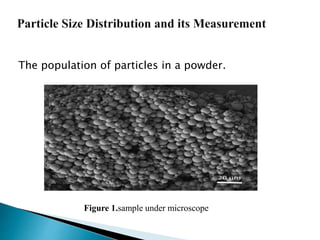 Particle size distribution of cement and concrete | PPTX