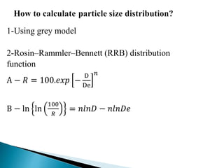 Particle size distribution of cement and concrete | PPTX