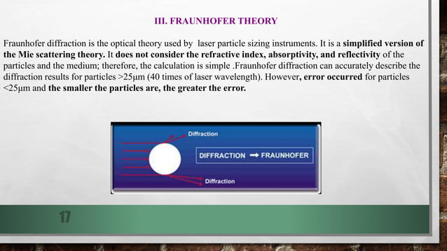 Particle Size Analysis by Laser Diffraction Method. | PPTX