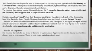 Particle Size Analysis by Laser Diffraction Method. | PPTX