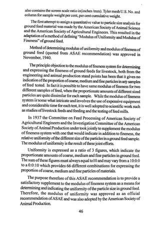 Particle size reduction procedures in feed and fodder processing | PDF