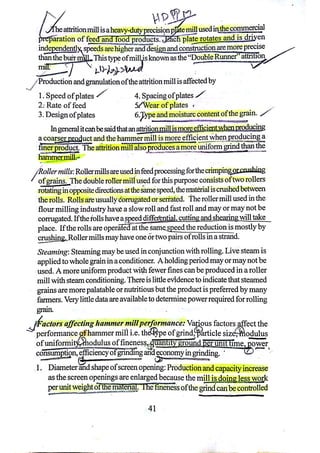 Particle size reduction procedures in feed and fodder processing | PDF