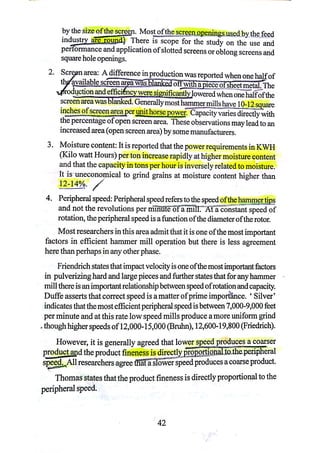 Particle size reduction procedures in feed and fodder processing | PDF