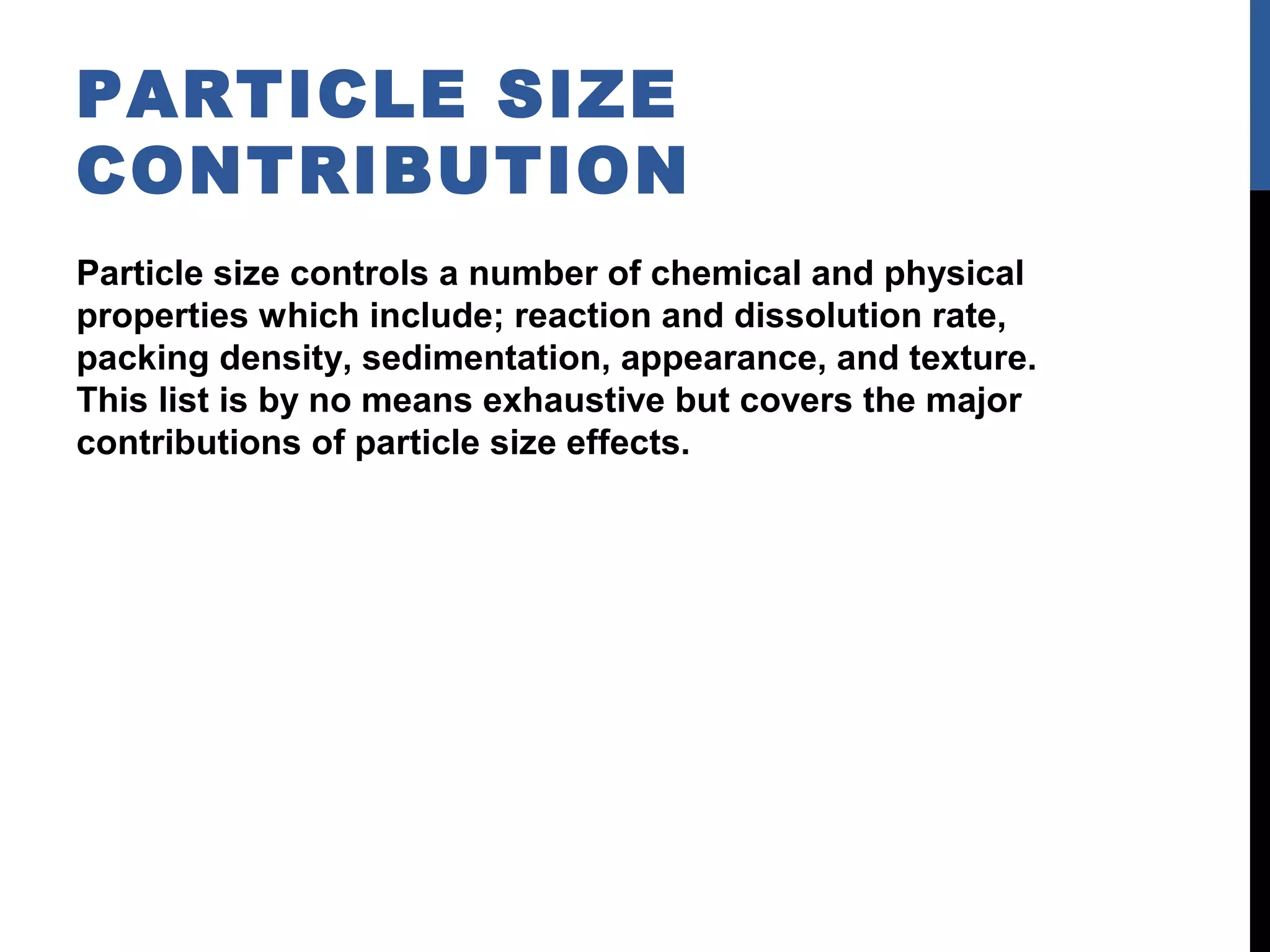 Particle size reduction and its impact in the food industry | PPT
