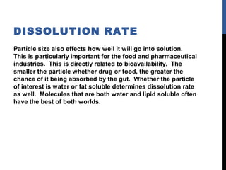 Particle size reduction and its impact in the food industry | PPT