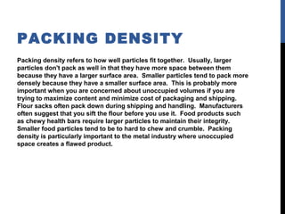 Particle size reduction and its impact in the food industry | PPT