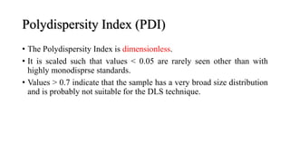 Particle size result interpretation | PPTX