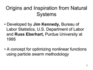 Particle Swarm Optimization Presentation.ppt | Physics | Science