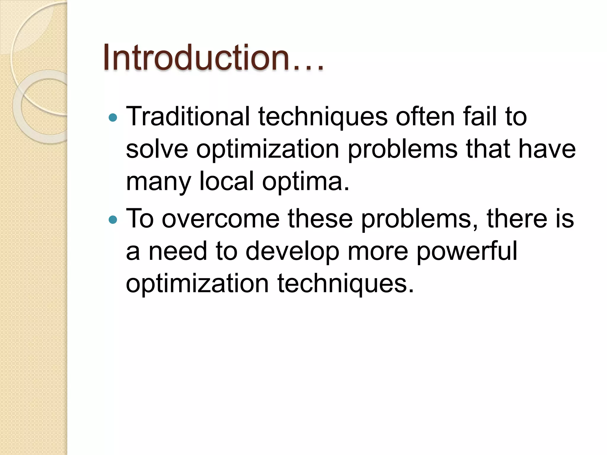 Particle Swarm Optimization Pptx Physics Science